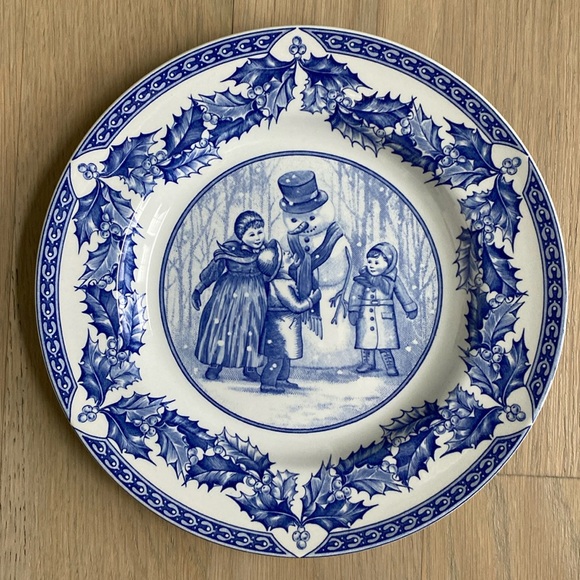 Spode | Dining | Spode Victorian Snowman Luncheon Plate | Poshmark